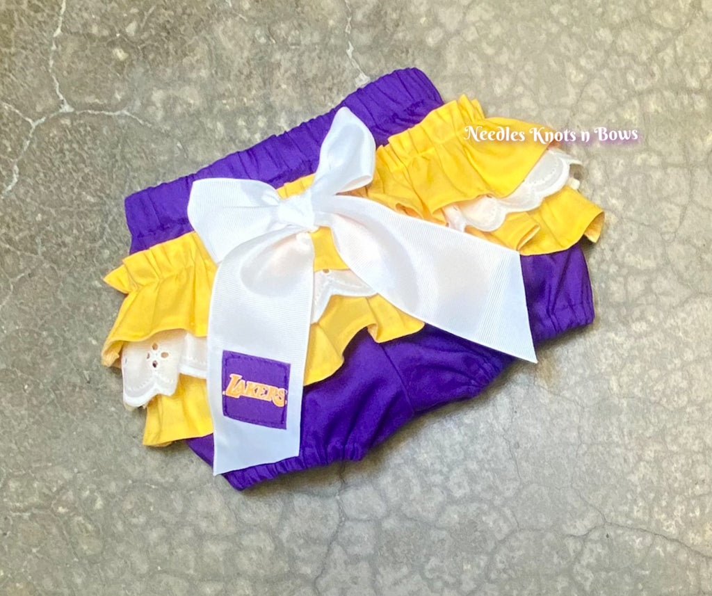 Girls LA Lakers Game Day Basketball Outfit, Baby, Toddler – Needles ...