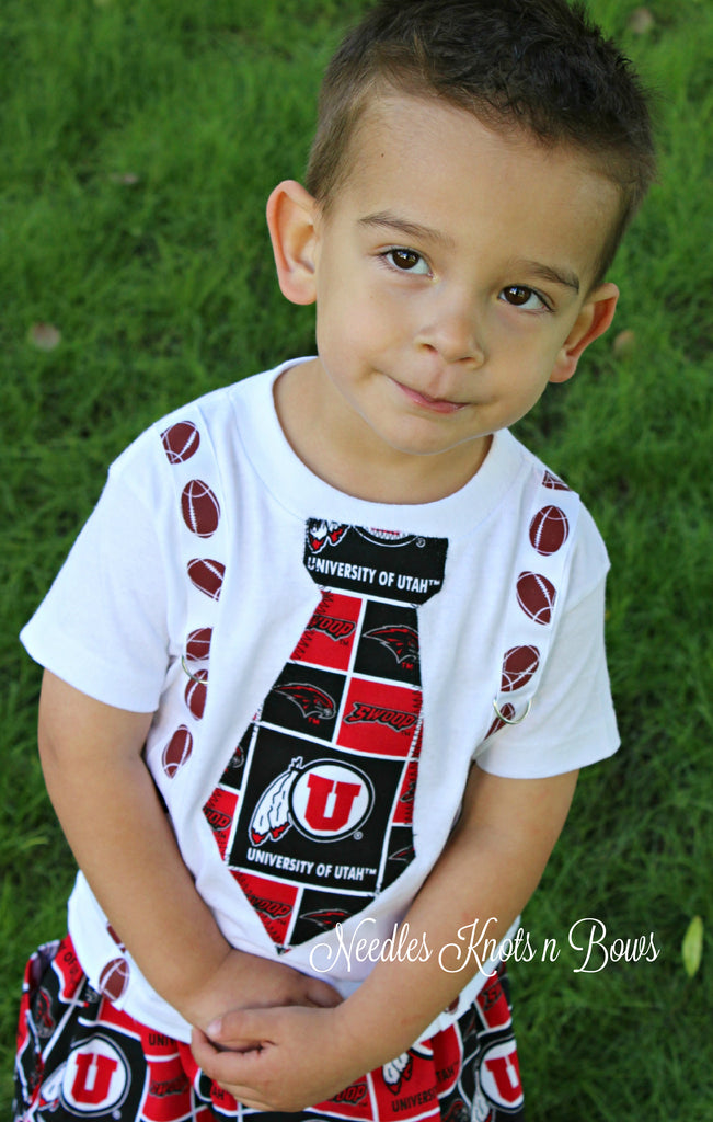 Boys University of Utah Outfit, Baby Boys Utah Utes Outfit, Game Day ...